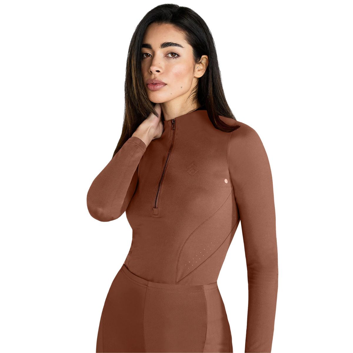 Aztec Diamond Core Long Sleeve Base Layer - Chestnut – The Tack Shop Singapore